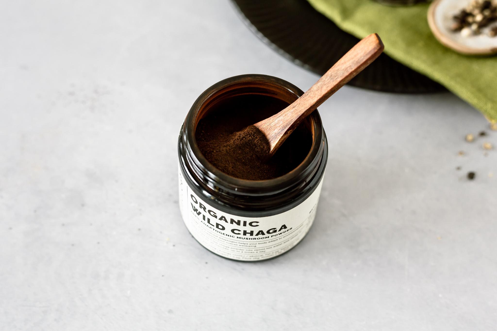 All about our wild chaga mushroom powder