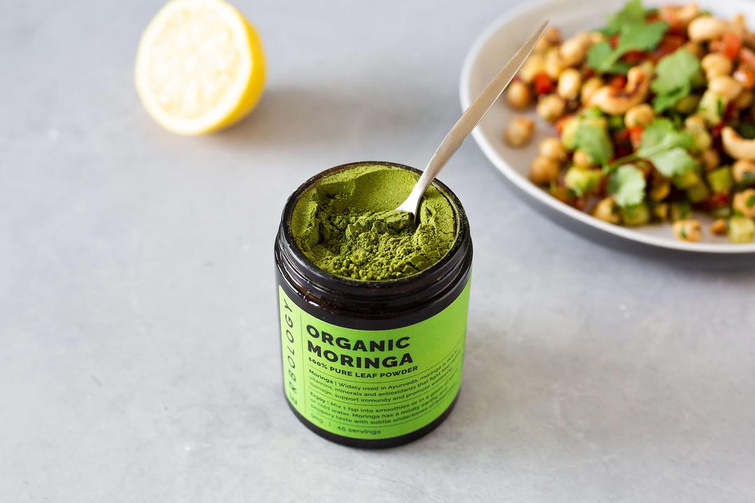 100% Organic Moringa Powder, Small Batch Direct from Farm - Erbology